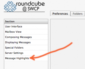 Using Roundcube | Southwest Cyberport